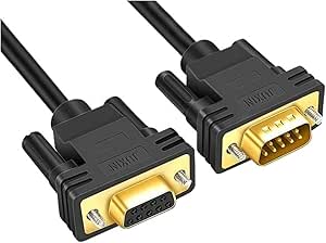 Amazon.com: TLOKIXA DB9 Connection Cable RS232 Serial Cable COM Port ...