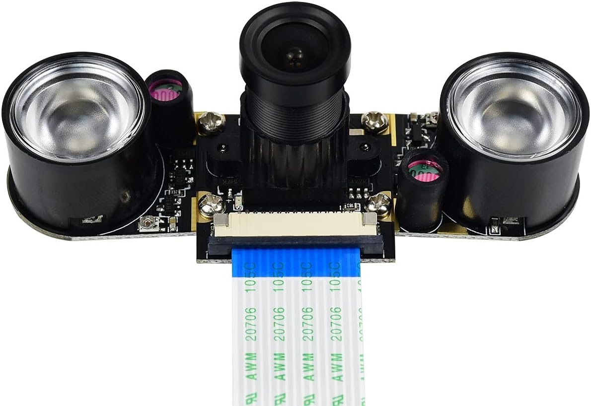 Waveshare Camera Night Vision Camera Module 5MP OV5647 Webcam Video ...