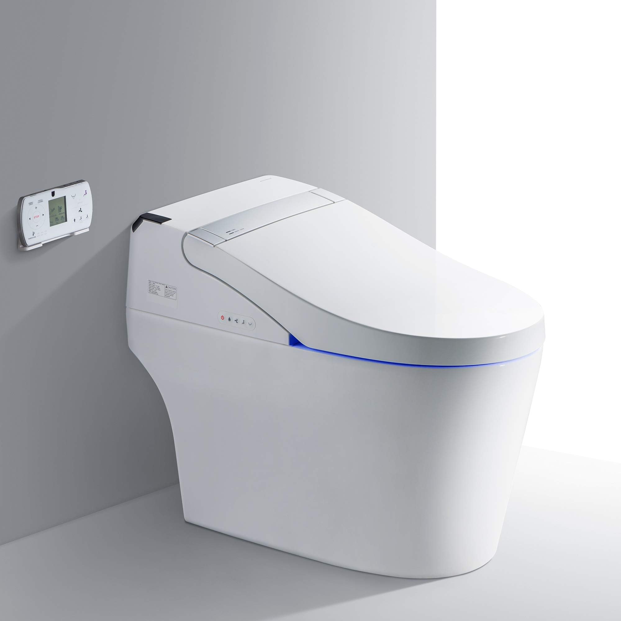 WOODBRIDGE B0960S Auto Flush, Auto Open & Auto Close, 1.28 GPF Single ...