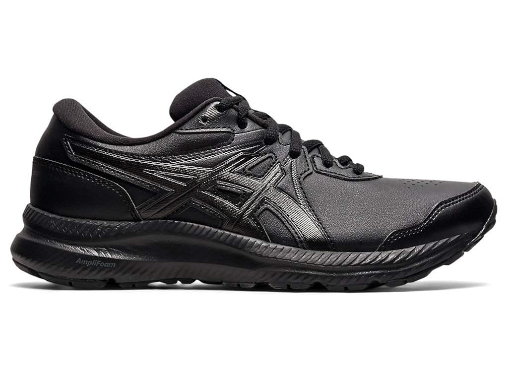 Buy ASICS Women's Gel-Contend SL (D) Walking Shoes, 7.5W, Black/Black ...