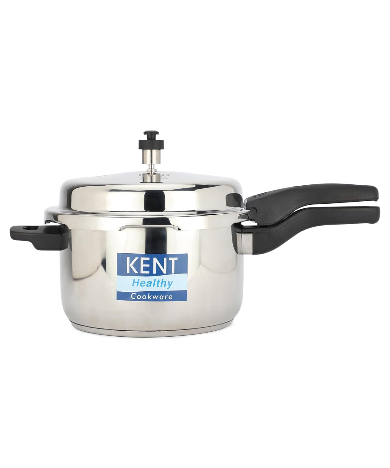 Buy KENT Stainless Steel 5 Litre Pressure Cooker with SS Outer Lid | 4 ...