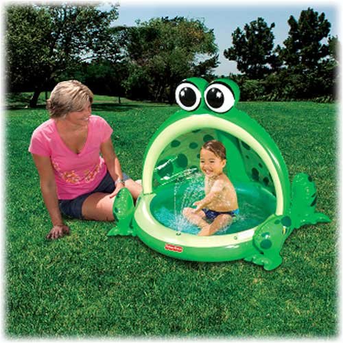 Buy Fisher Price Happy Frog Spray Pool Online at Low Prices in India ...
