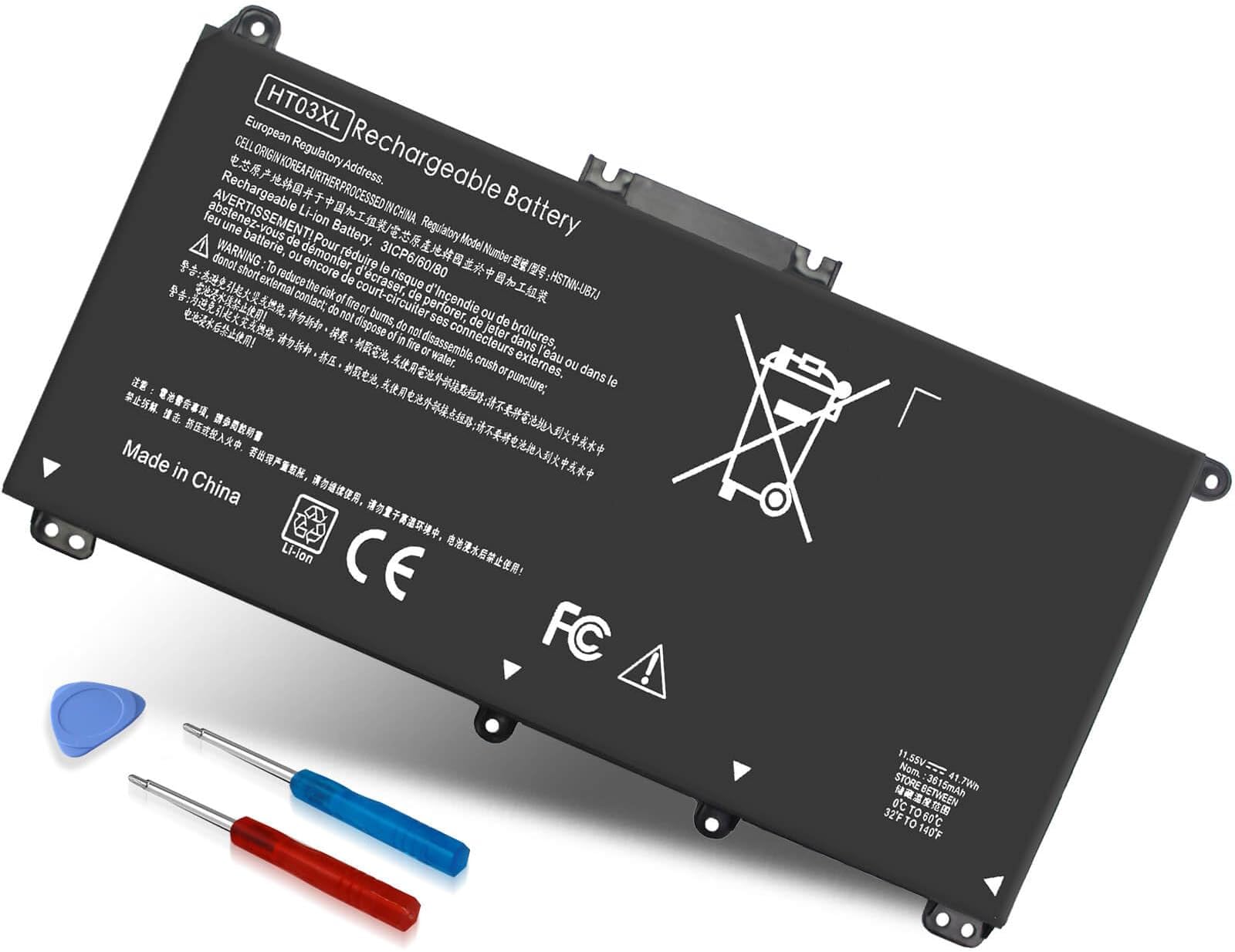Amazon.com: HP HT03XL Laptop Battery replaceable for Hp Pavilion 14-CE ...