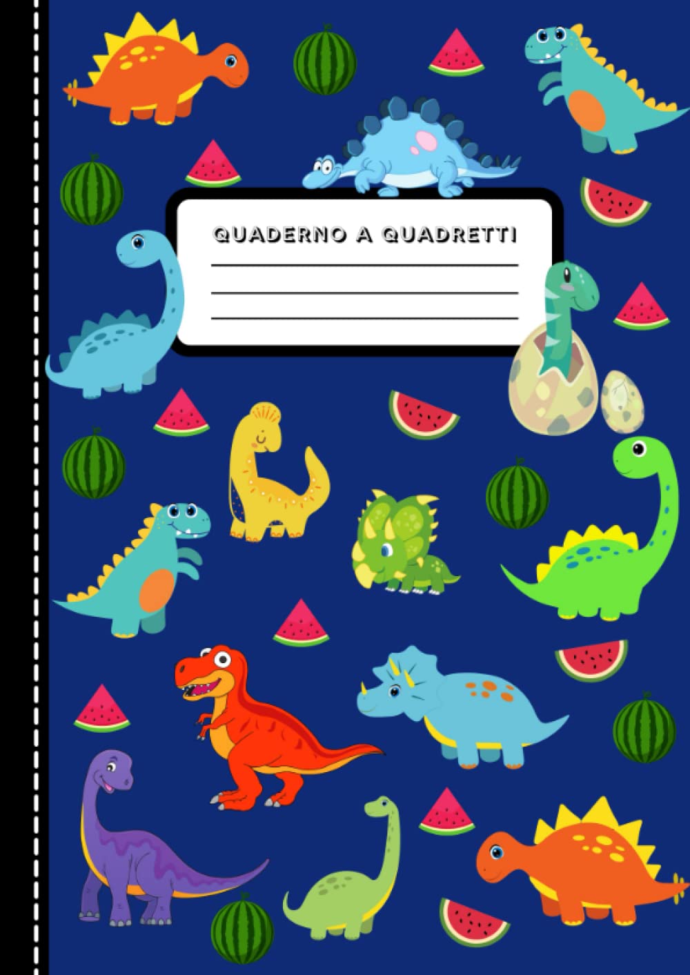 Quaderno a quadretti 1 cm - Dinosauri: Quaderni quadretti 1 cm con ...