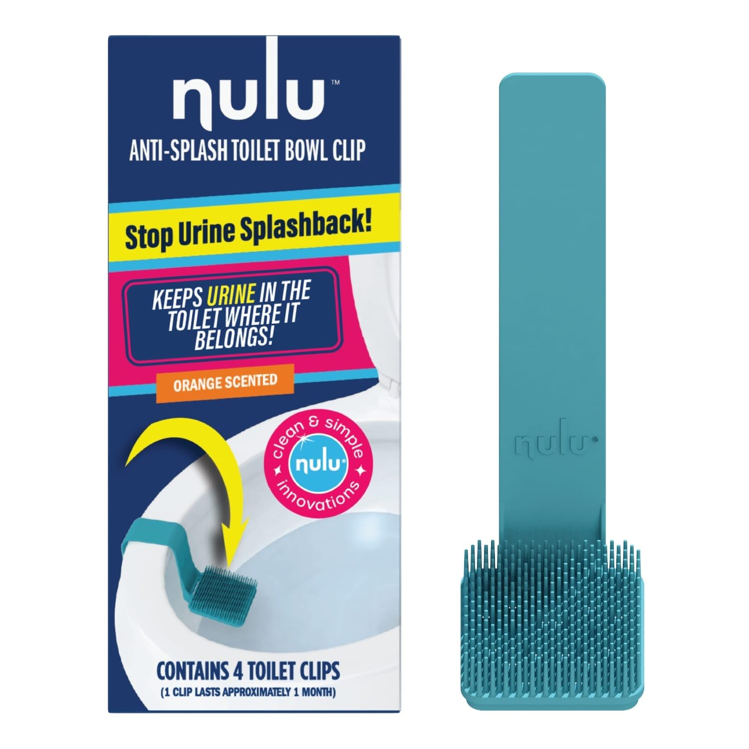 Amazon.com: Nulu (4 Pack Toilet Urine Anti-Splash Clip, Gift for Men ...