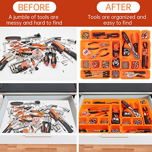 Snapklik.com : 45 Pack Tool Box Organizer Tool Tray Dividers, Toolbox ...