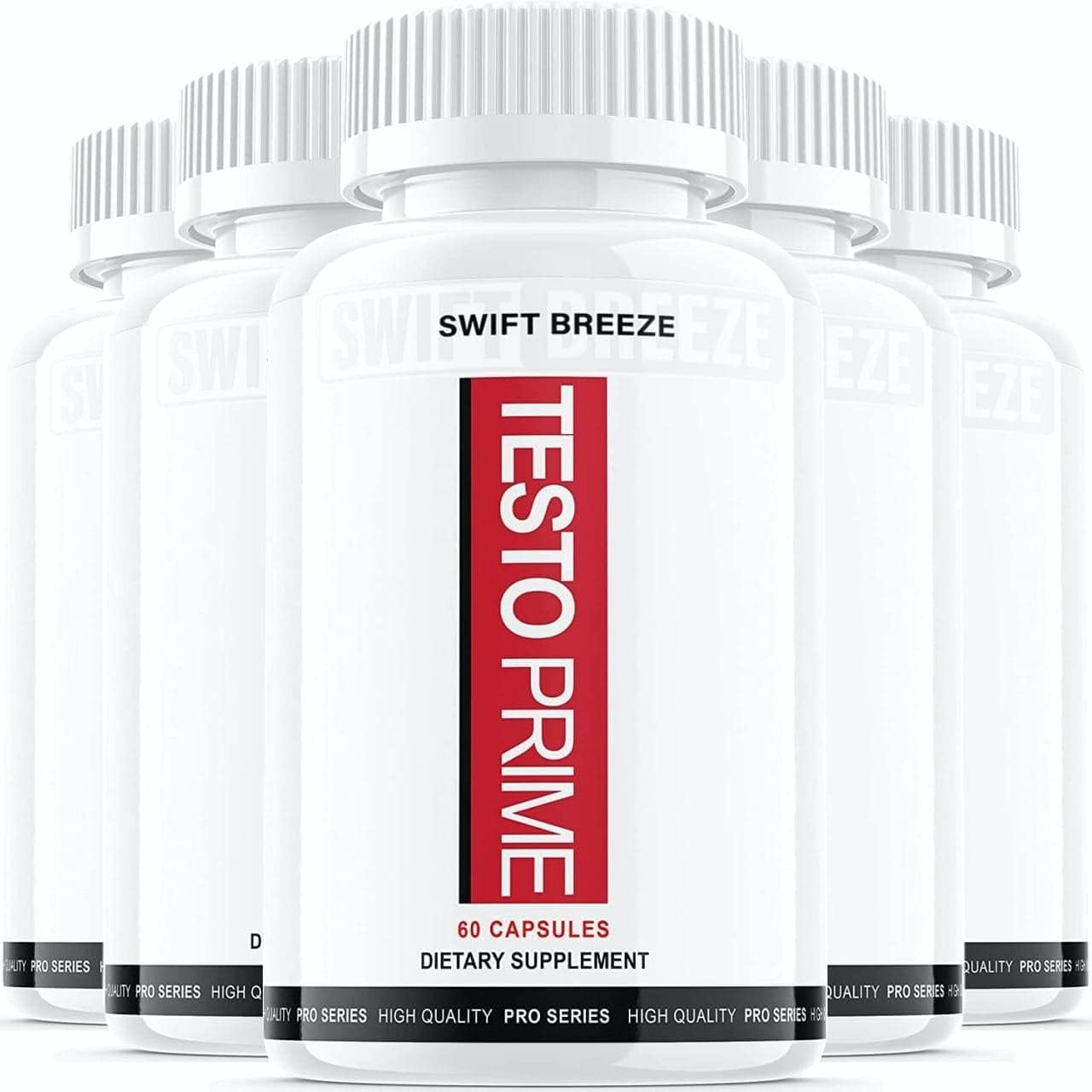 Paquete de 5 TestoPrime Testo Prime Elite para hombre, suministro de 5 ...