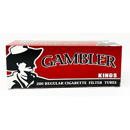 Amazon.com: Gambler Regular King Size Cigarette Tubes, 200 Count (Pack ...