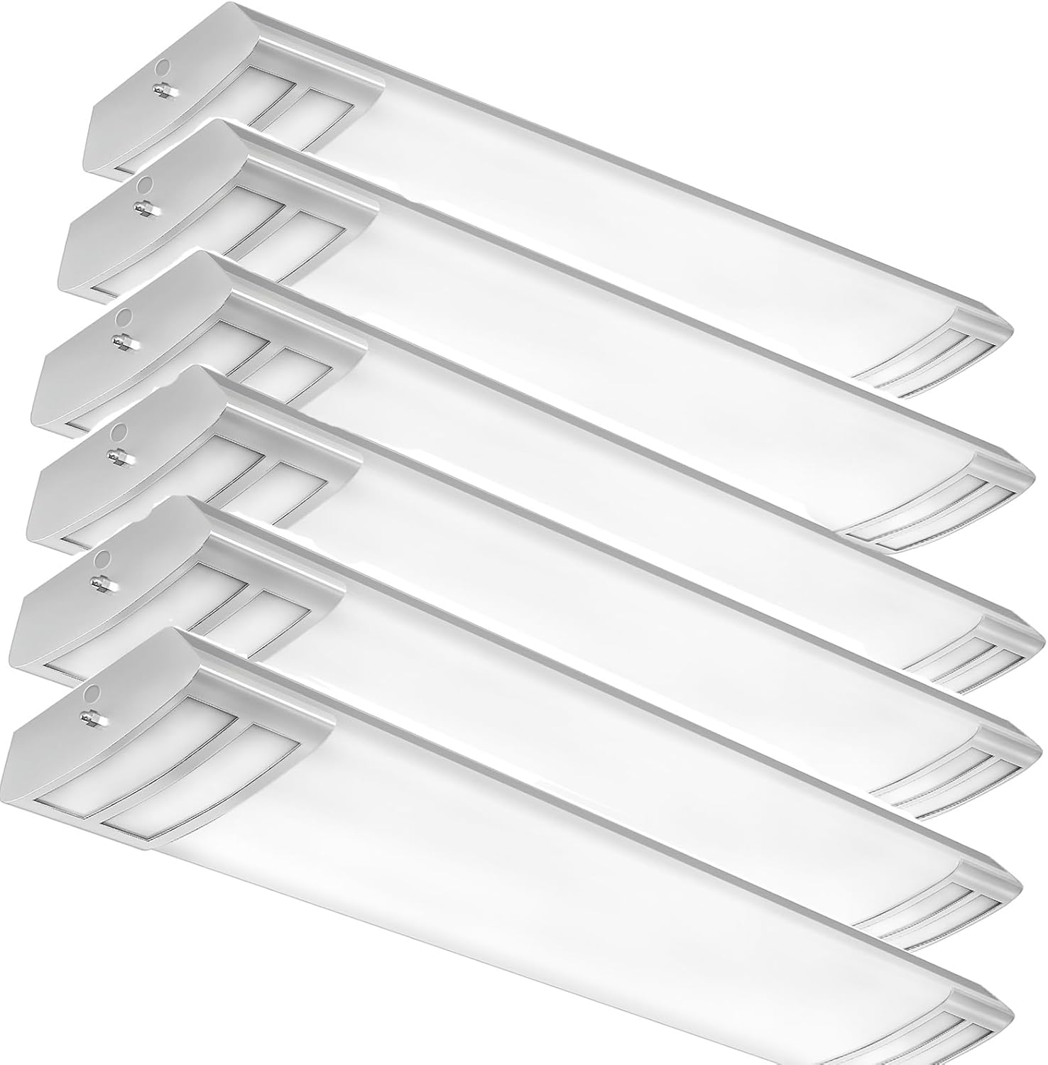 ANTLUX 4ft led Light Fixture 50W 5600lm LED Linear Flush Mount Light ...