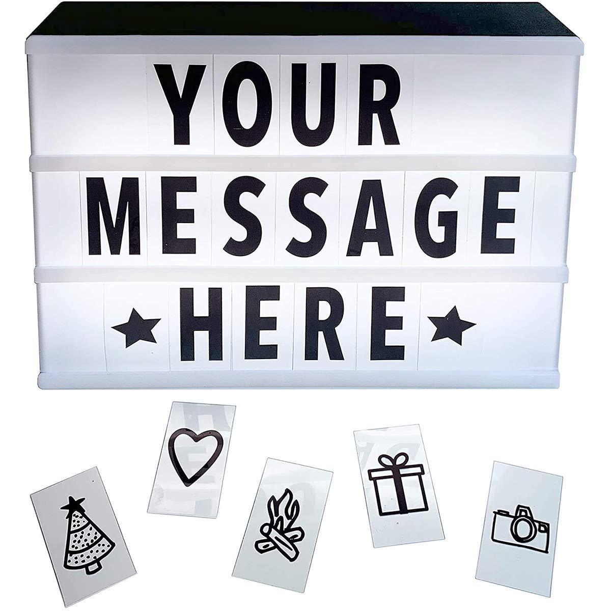 Buy MIFIRE A4 Cinema Light up Box with 92 Letters, Numbers, Symbols and ...