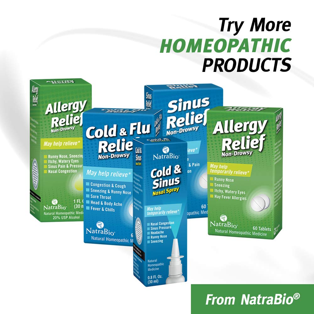 Natrabio Allergy And Sinus Homeopathic Formula For Temporary Relief ...