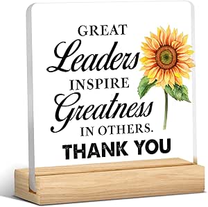 Amazon.com: Leaders Gifts Thank You Gift for Boss Mentor Supervisor ...