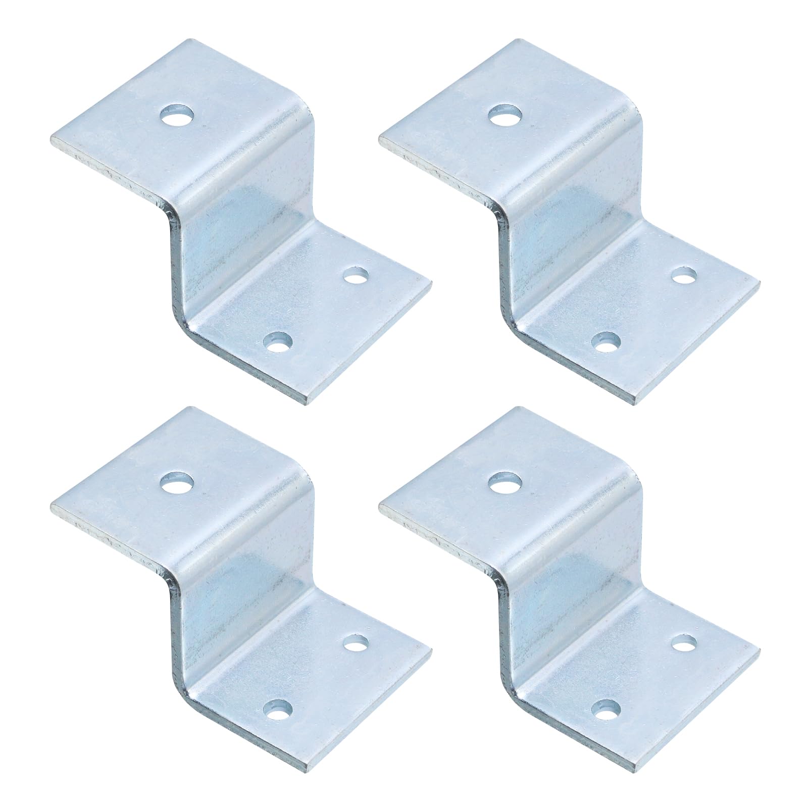 Amazon.com: MY MIRONEY 4 PCS Silver Z Brackets, Heavy Duty Z Shape ...