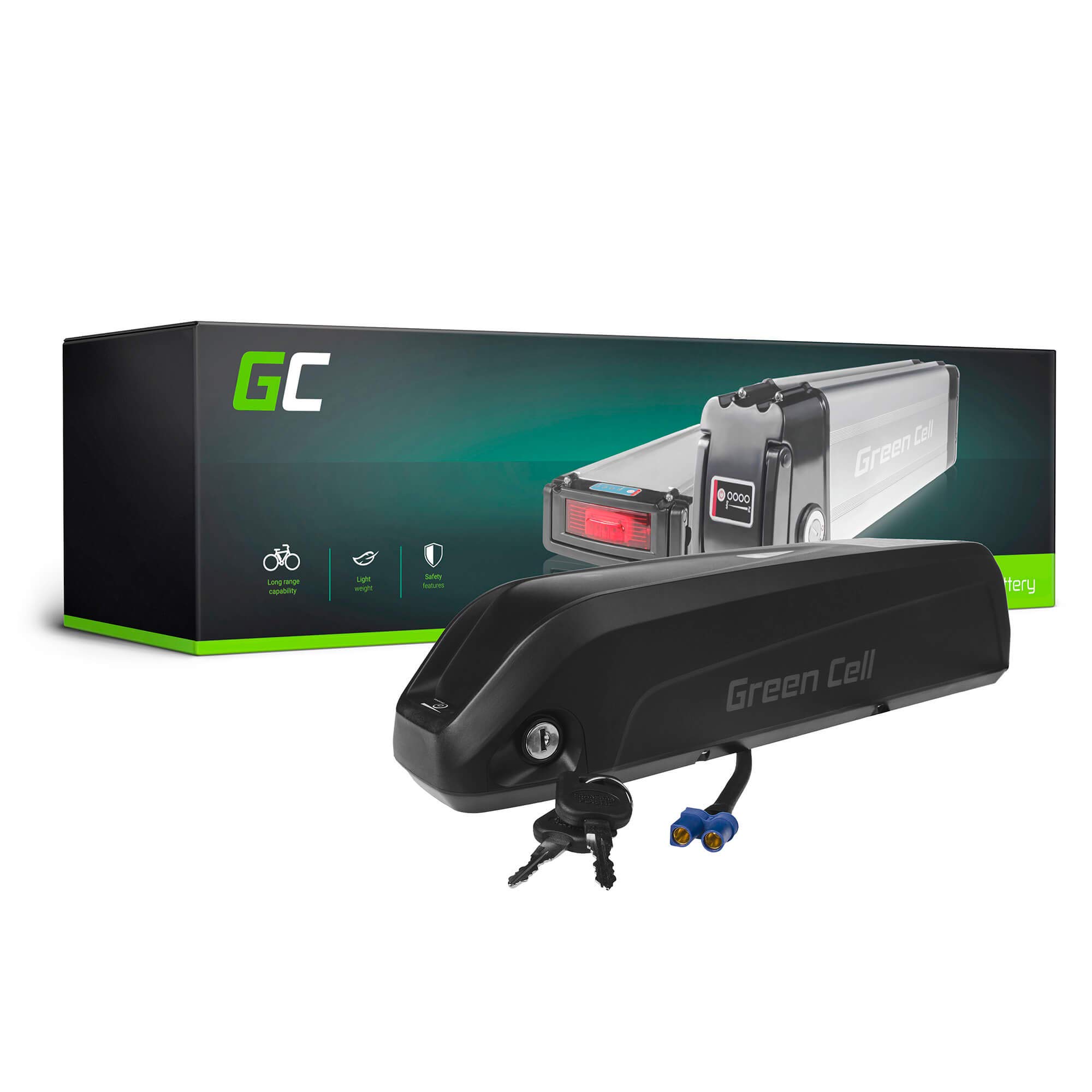 Buy GC® EBIKE Battery 36V 17Ah Accumulator Pedelec Down Tube with ...