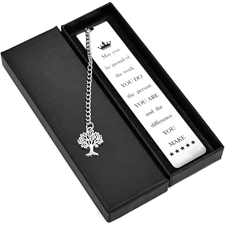 Amazon.com: Quimoy Bookmark,Cute Metal Bookmarks for Women with Chain ...