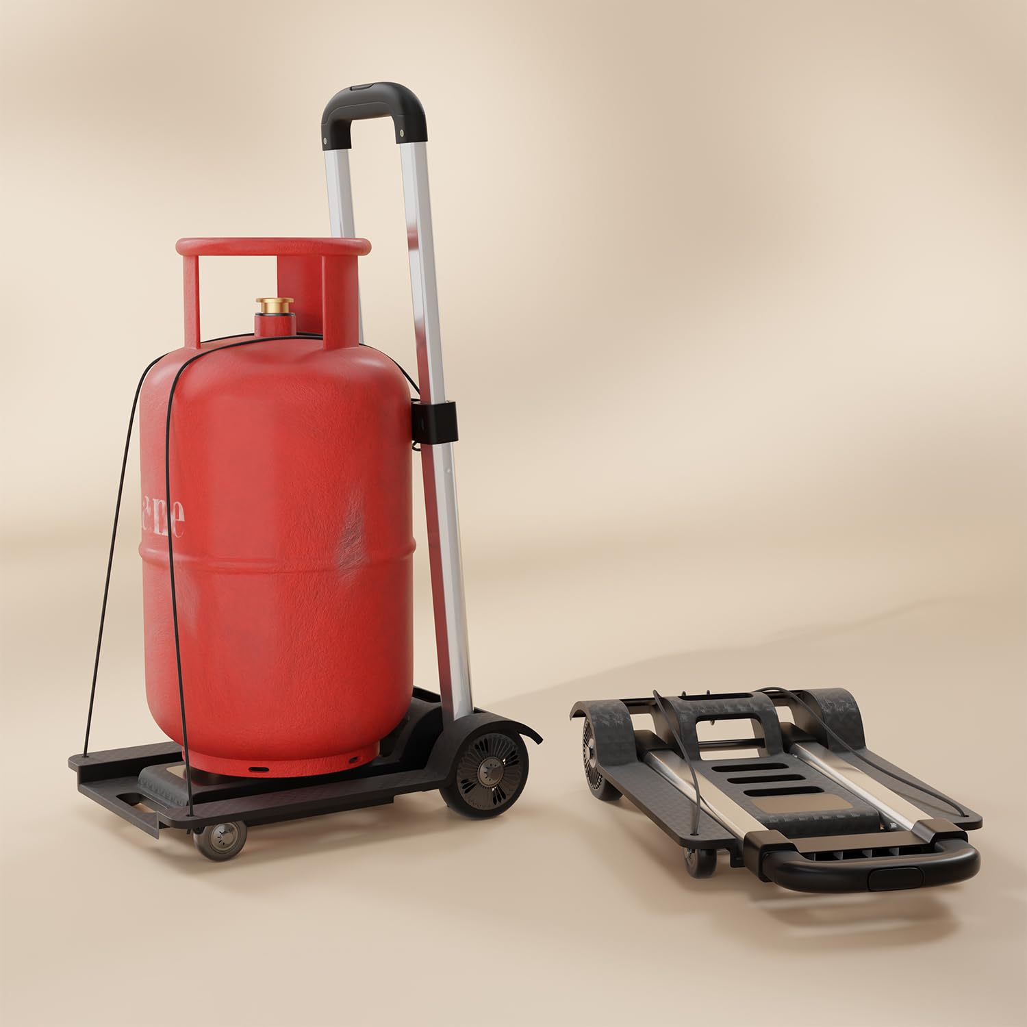Lifelong Portable & Compact Platform Trolley | Foldable Luggage Cart ...