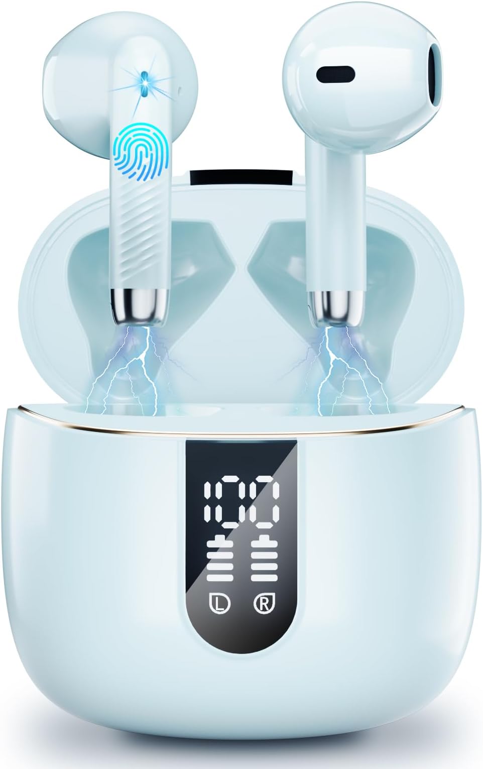 Amazon.com: Renimer 3g Mini Bluetooth 5.3 Wireless Earbuds with 14.2mm ...