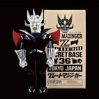 Amazon.co.jp: SECRET BASE BLACK GREAT MAZINGER PORTER STAND Secret Base ...
