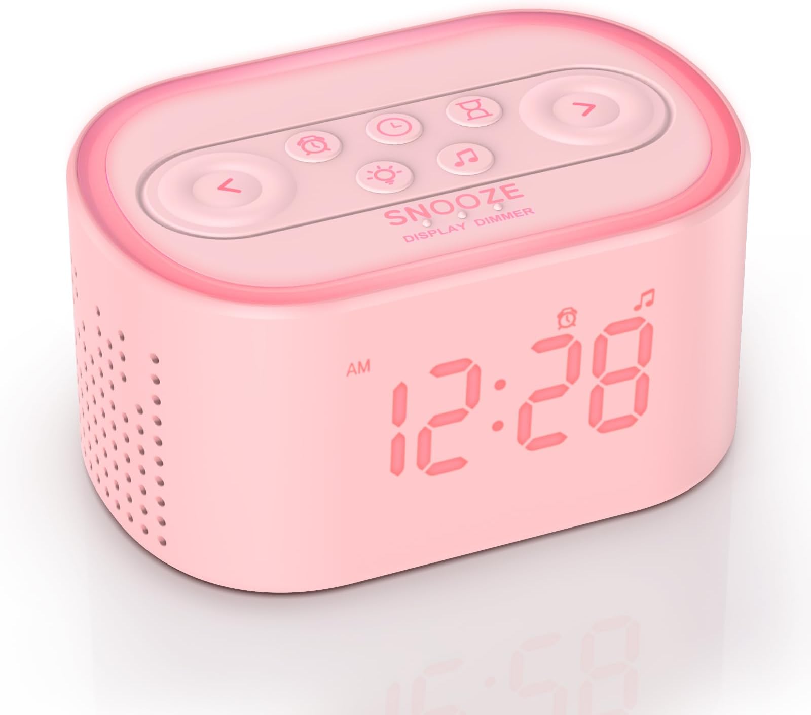 Amazon.com: Reacher Auto Dimmable Sound Machine Alarm Clock with Night ...