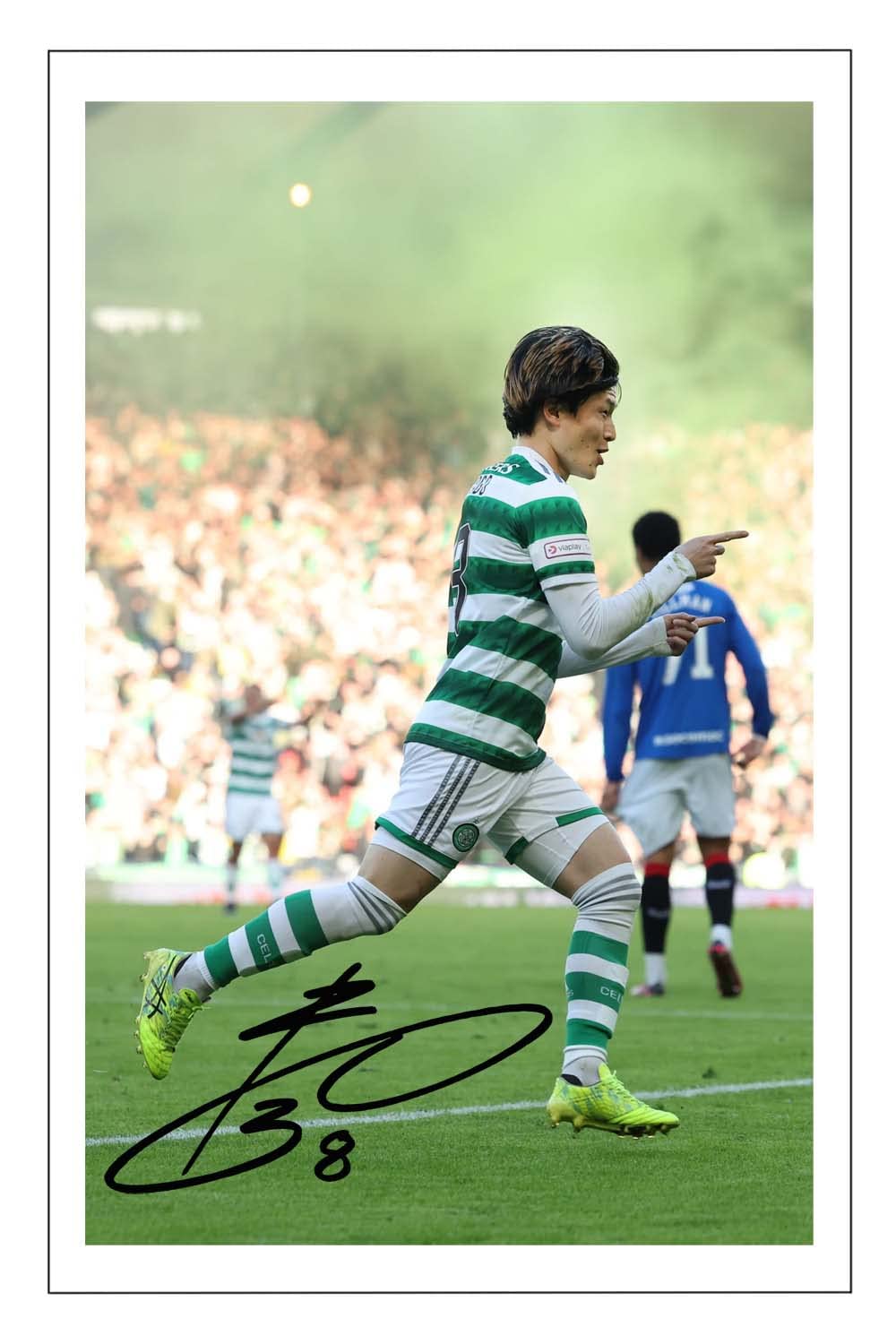 RJR PRINTS Kyogo Furuhashi – Celtic Signed 12×8 Inch Photo Print With ...