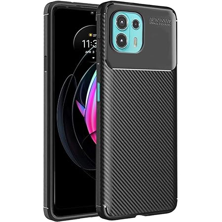 TheGiftKart Rugged Carbon Fibre Motorola Edge 20 Fusion Armor Back ...