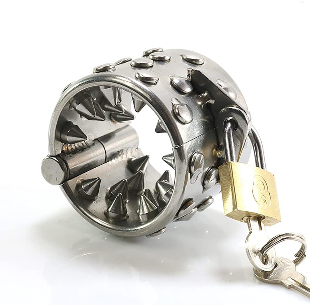 Guspiun Edelstahl Cockring mit Spikes Mann CBT Hoden Ballstretcher ...