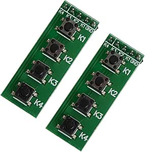 Vanki 4 Button Key Module Switch Keyboard for Arduino UNO MEGA2560 ...