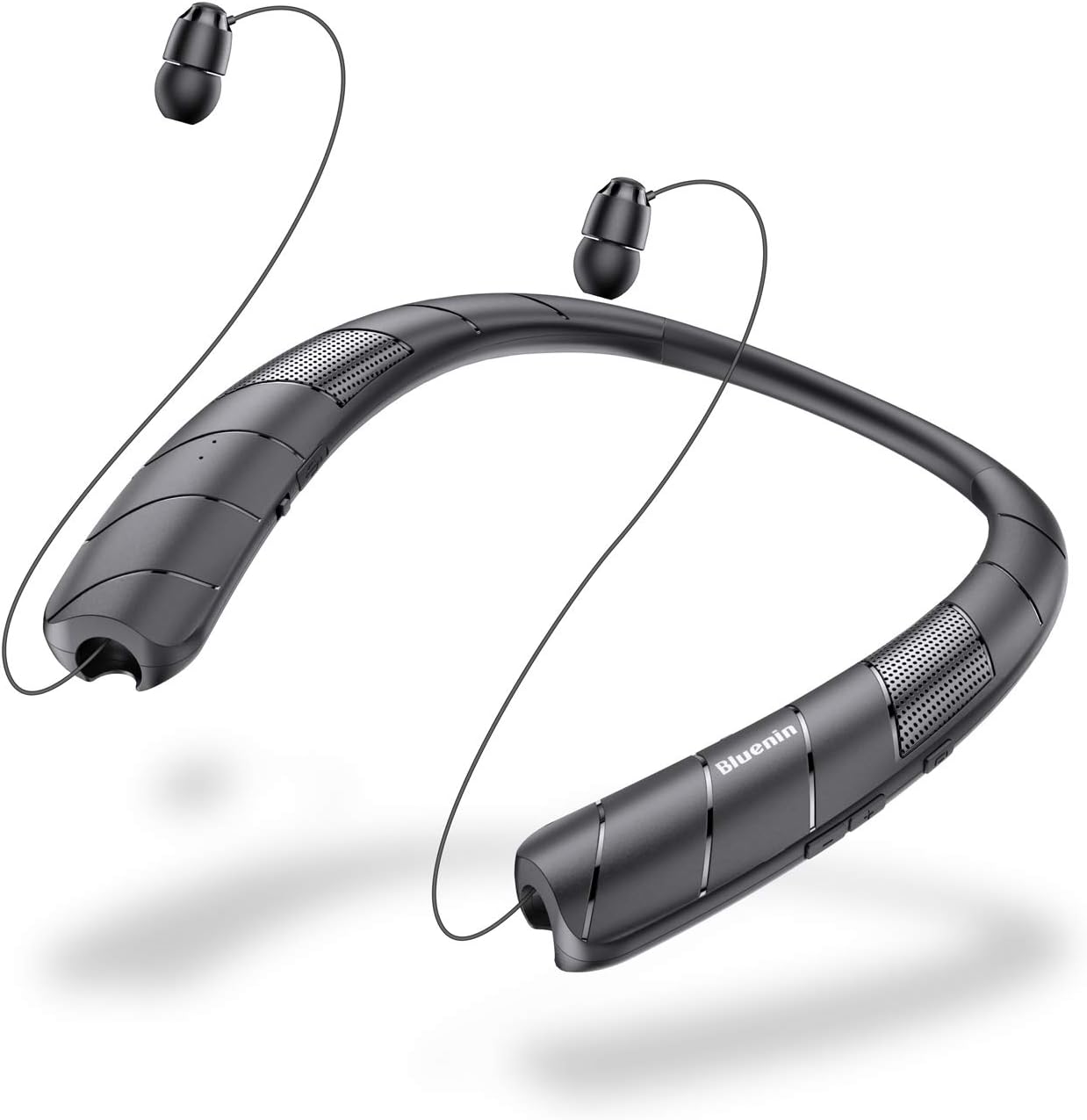 Amazon.com: LG TONE Wireless Stereo Headset with Retractable Earbuds NP3, Black, Small : Electronics