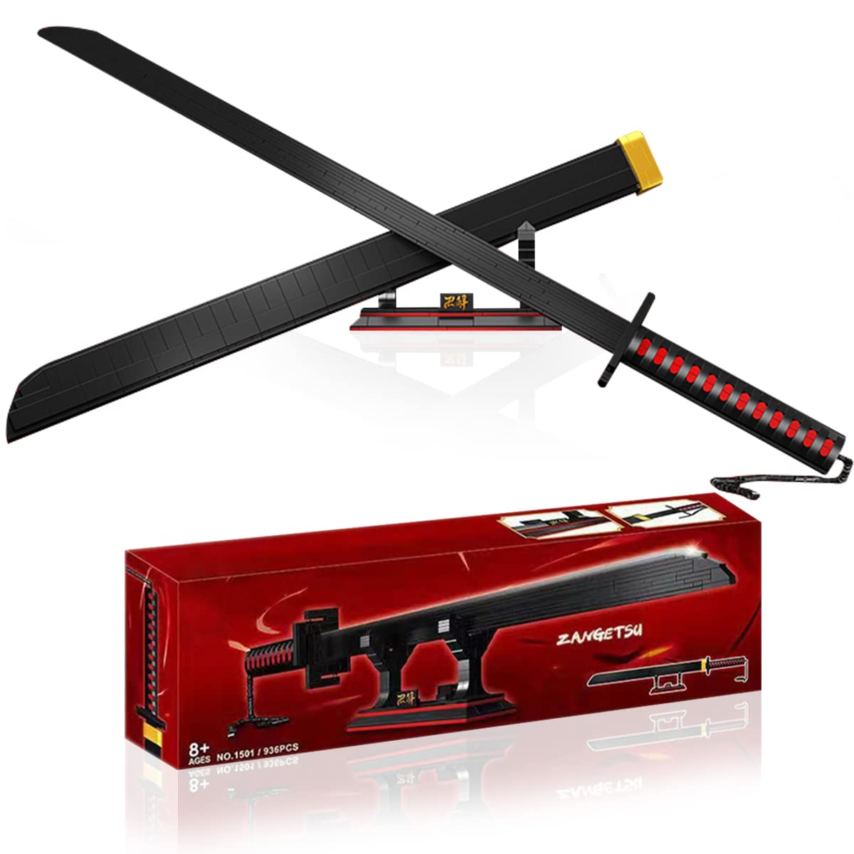 Buy 936 Pieces Ichigo Kurosaki Splicing Building Block Model, Tensa ...