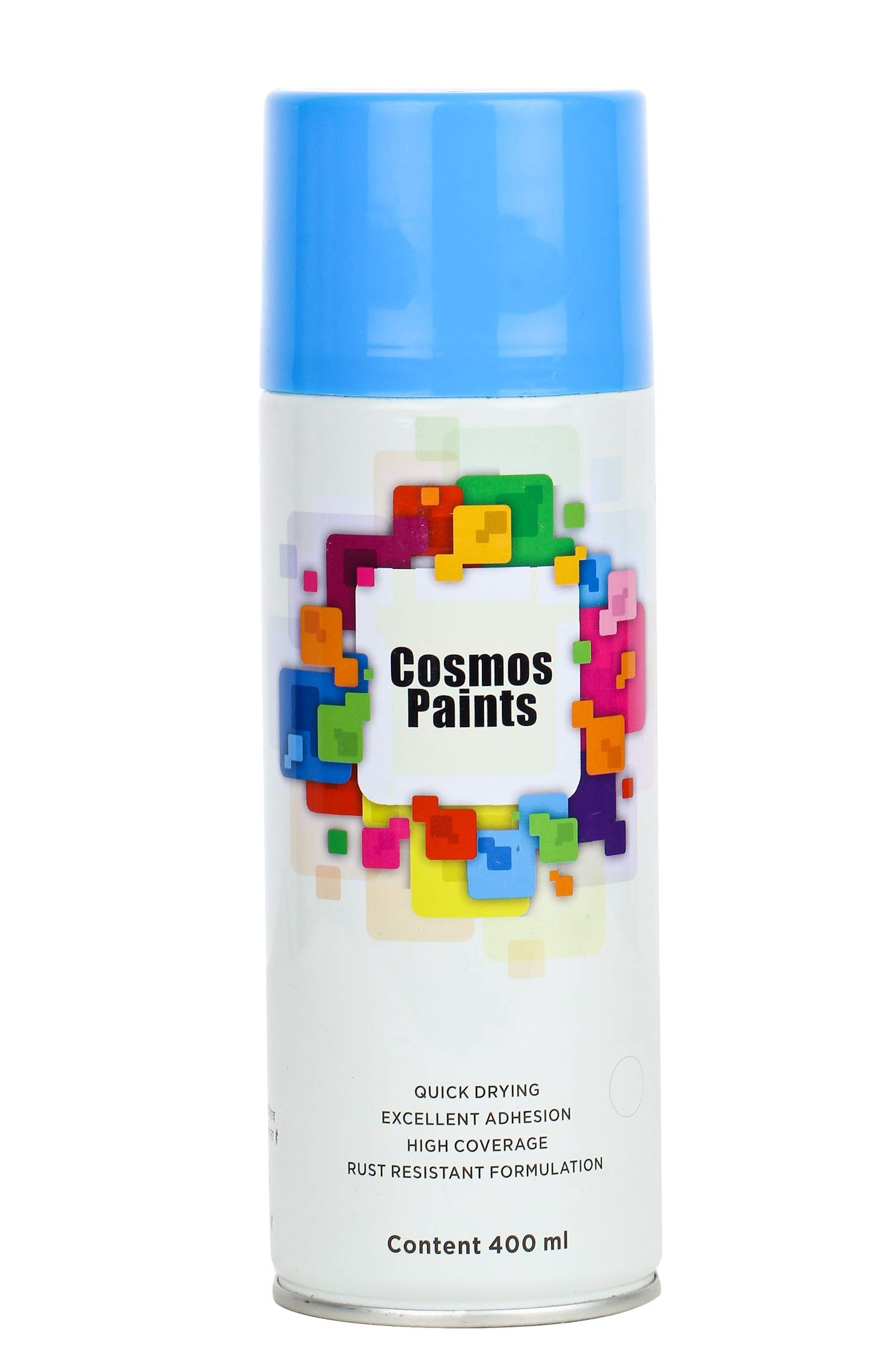 Cosmos Paints Sky Blue Spray Paint 400ml : Amazon.in: Car & Motorbike