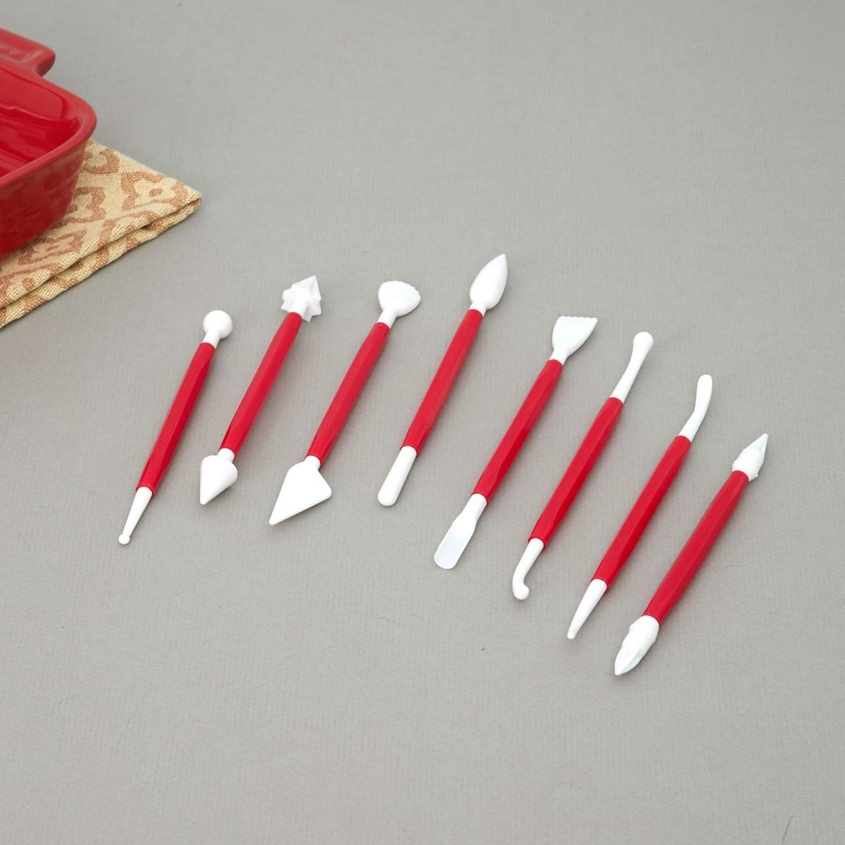 Buy Home Centre Sweetshop Fondant Pencil Set-Set of 8 Pieces - Red ...