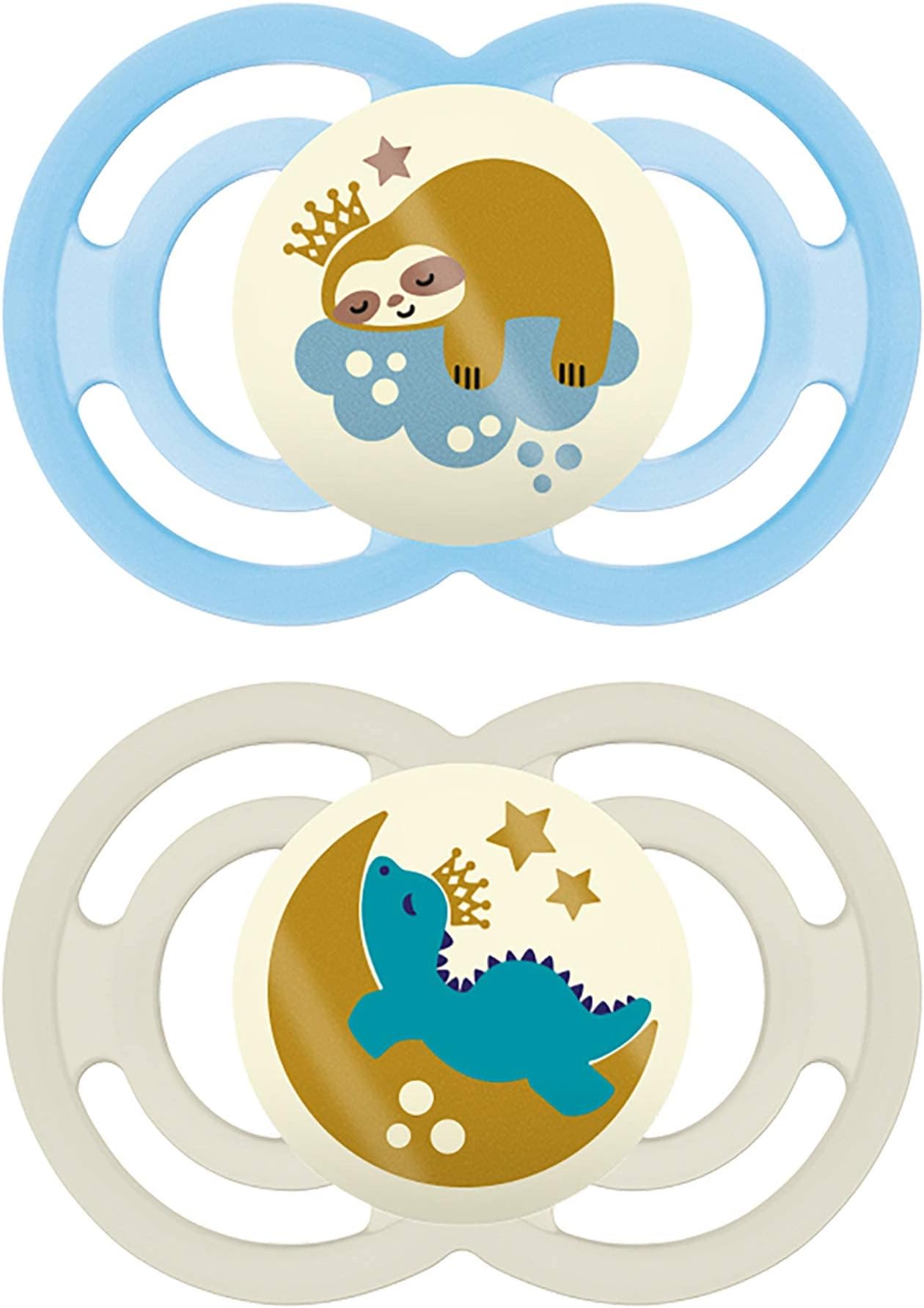 Amazon.com : Minbie Orthodontic Soother Pacifier 2 Pack - Nurtures ...