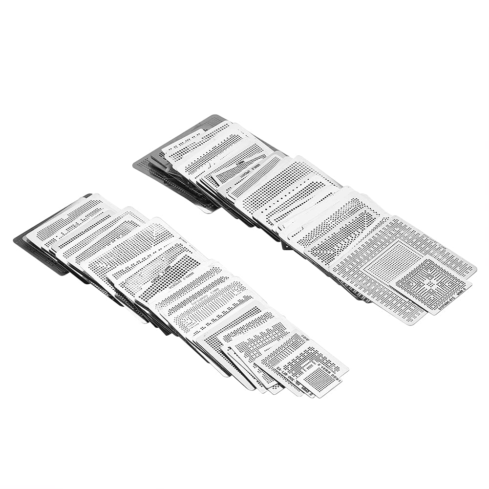 BGA Stencils Template, Stainless Steel 130Pcs Template Mesh BGA ...