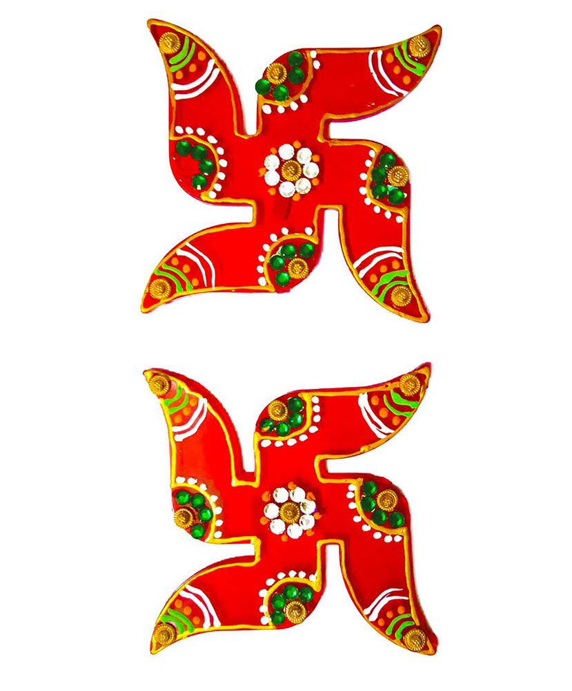 Buy Avanti Creation Acrylic Multicolor Handcrafted Bandhni Pattern ...