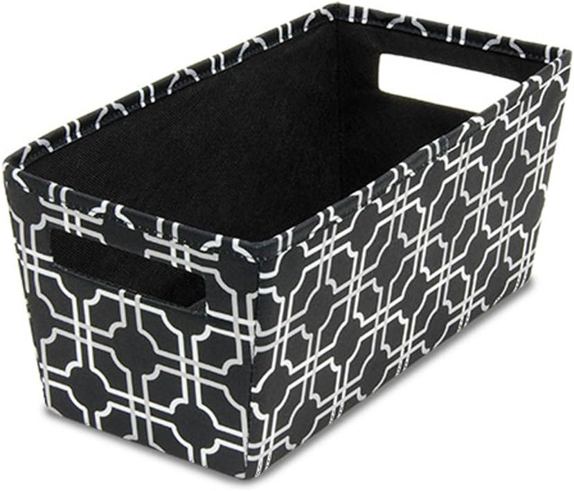 Amazon.com: b+in Nautical Qtr Fabric Quarter Bin, 4 Piece : Home & Kitchen