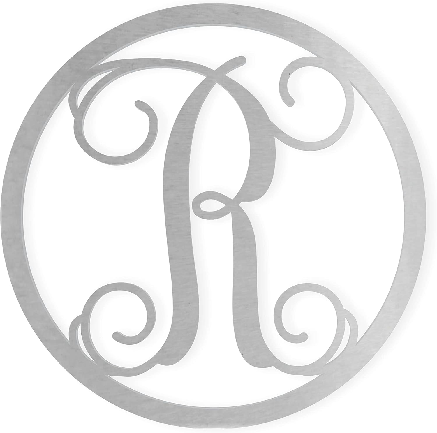Amazon.com: Metal Letter R, Metal Monogram for Outdoor Wreaths, Wall ...