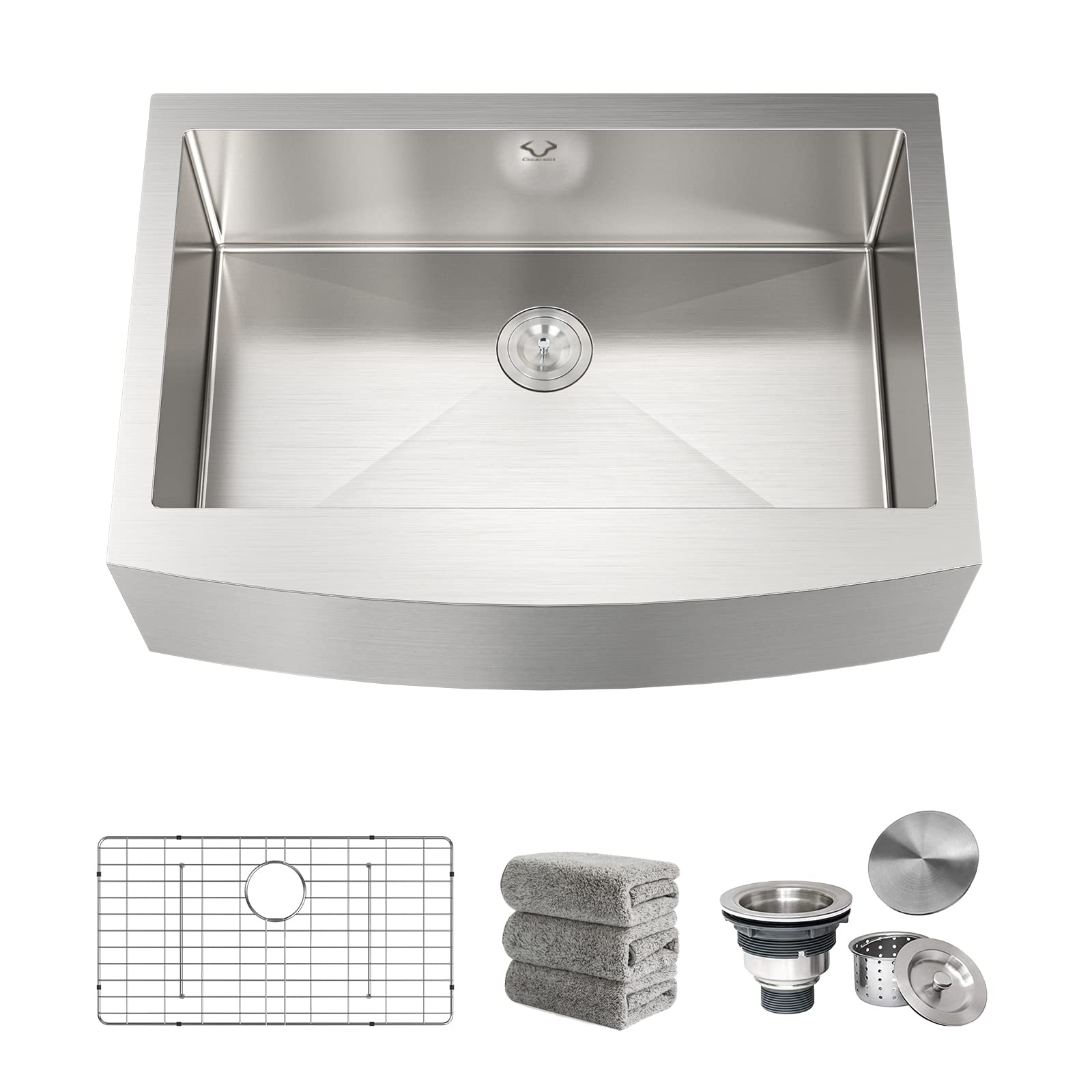 Snapklik.com : Kitchen Sink 33 Inch Undermount Workstation Kitchen Sink ...