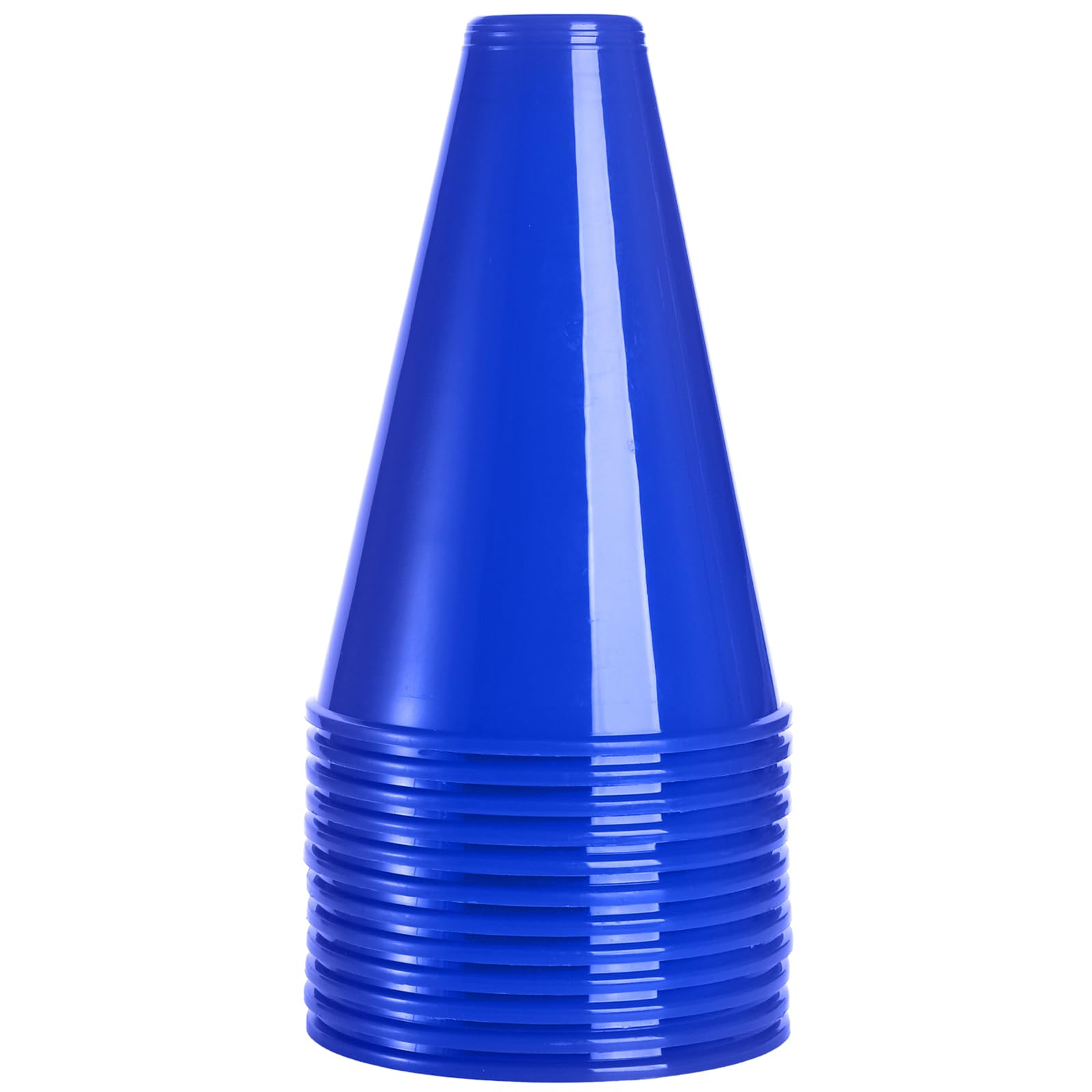 Snapklik.com : 12 Pack Cheer Megaphone, Plastic Blue Megaphone Party ...
