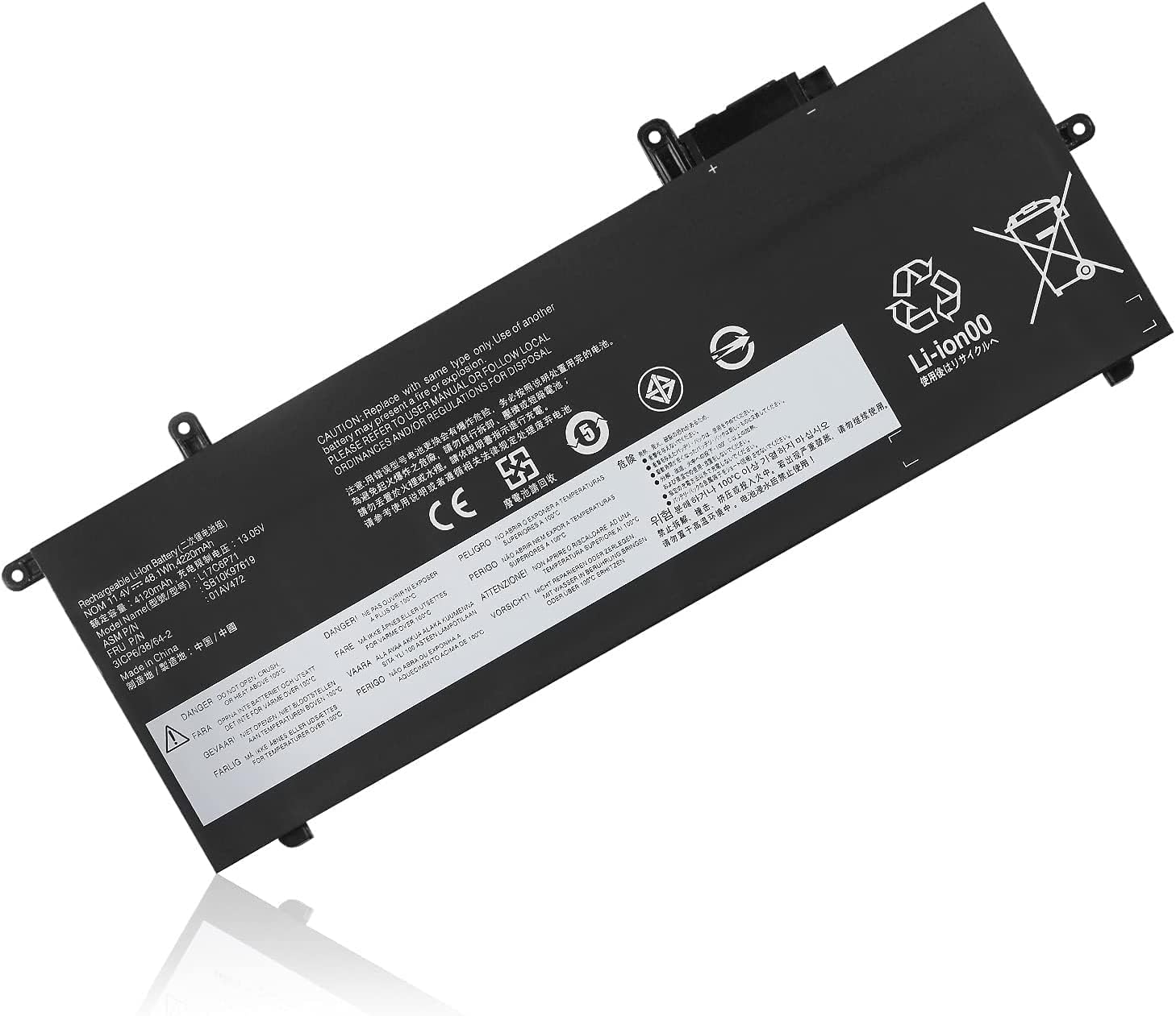 Replacement Battery for 01AV472 L17C6P71 L17L6P71 01AV470 01AV471 for ...