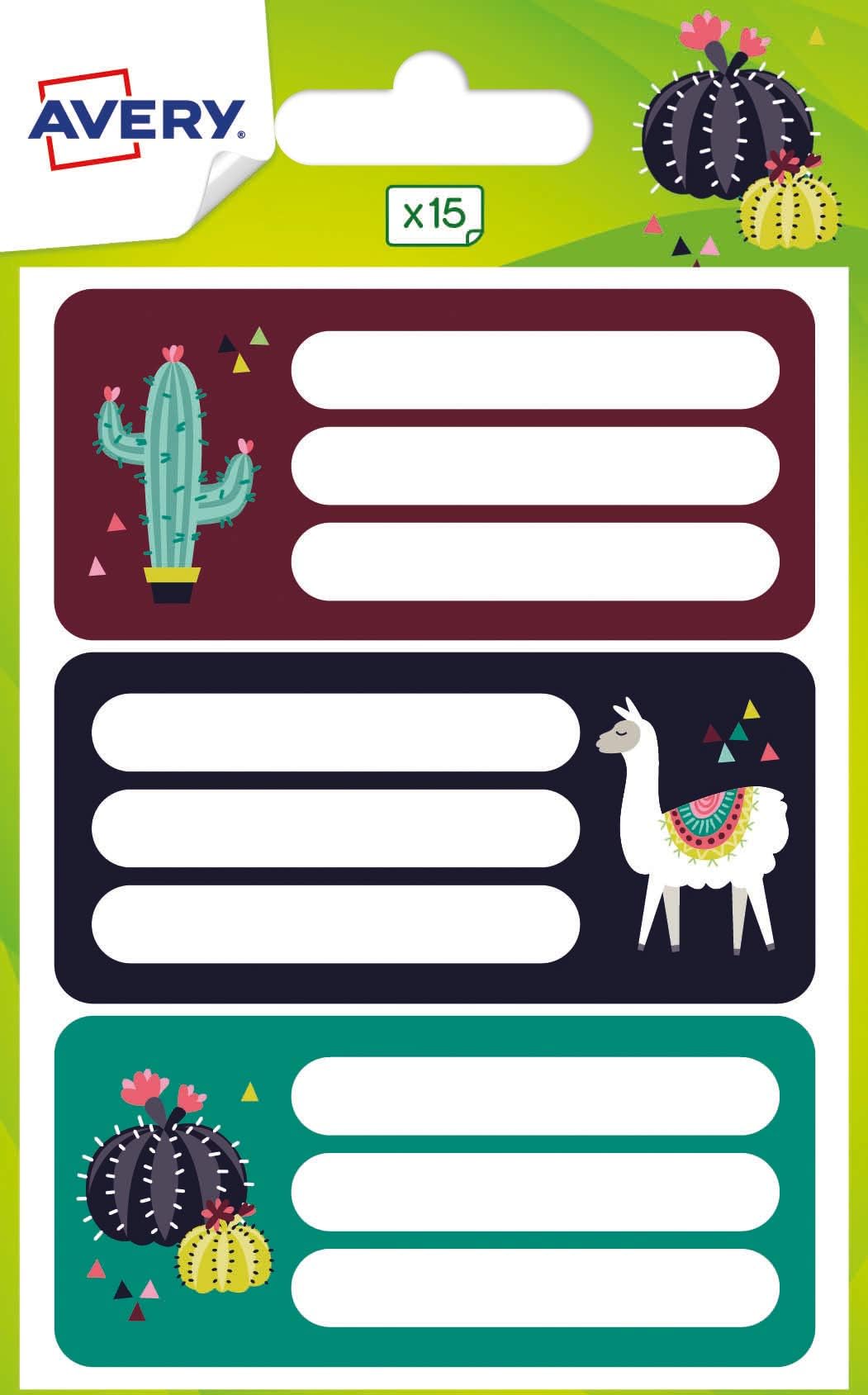 Avery Stationery Labels, Pen Labels, Name Labels, Stick on School ...