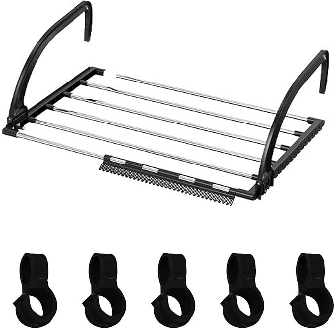 Balcony Drying Rack Multifunction Radiator Clothes Dryer Stainless ...