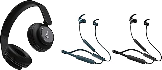 boAt Rockerz 450 Bluetooth On Ear Headphones with Mic, Upto 15 Hours ...