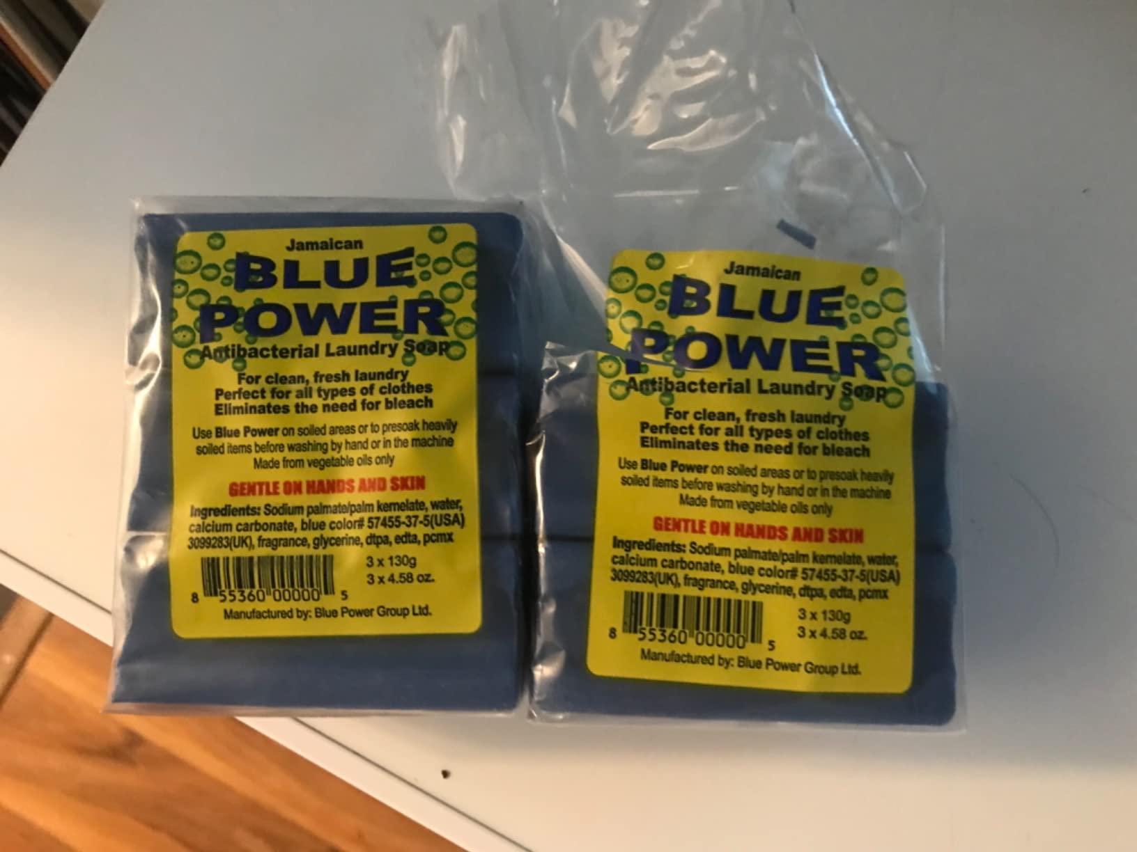 Jamaican Blue Power Laundry Soap (3 X 130g) : Amazon.co.uk: Everything Else