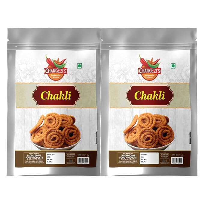 Changezi's - snacks - namkeen - butter chakli - chakli - crispy chakli ...