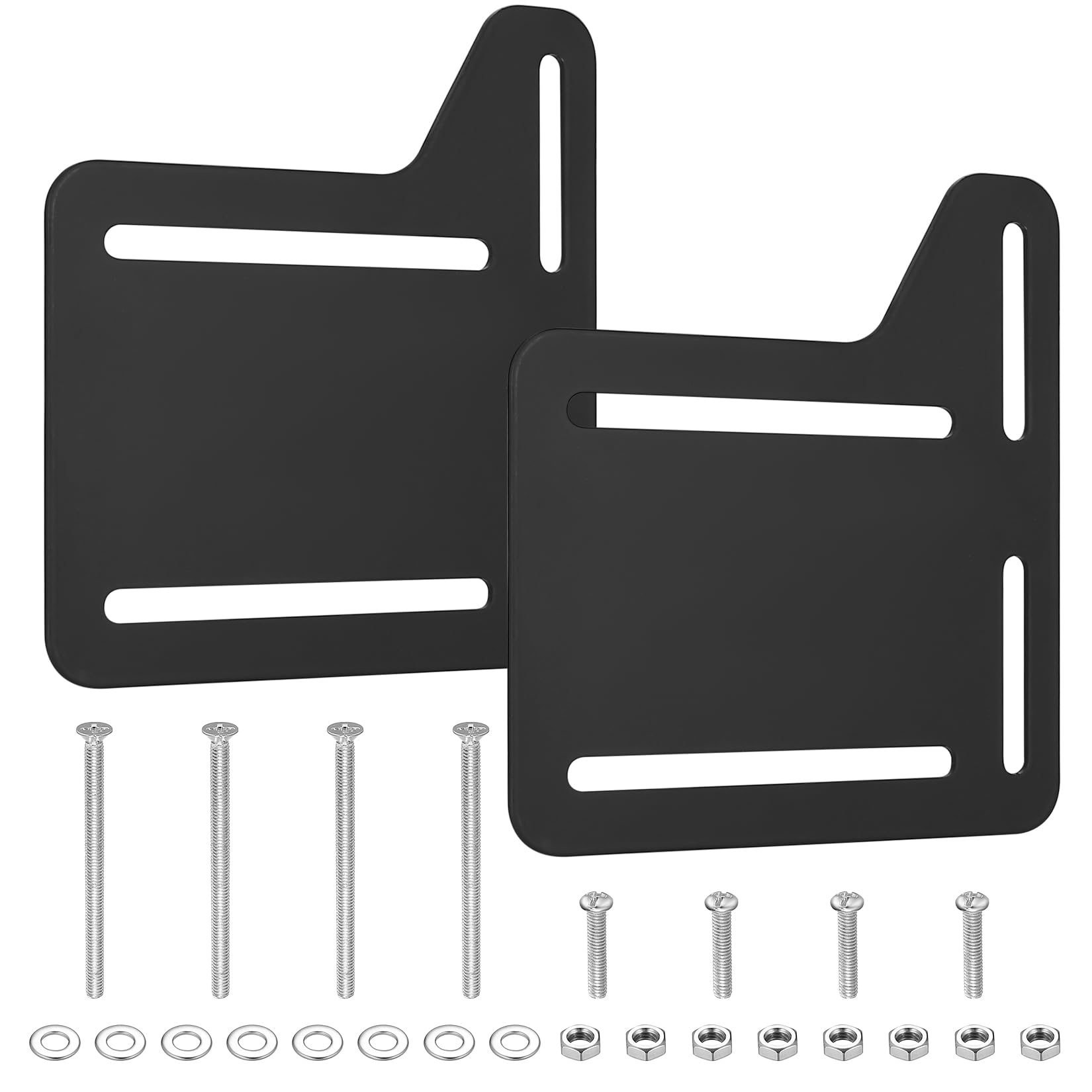 2 Pcs Bed Frame Brackets Adapter, Heavy Duty Bed Modification Plate ...