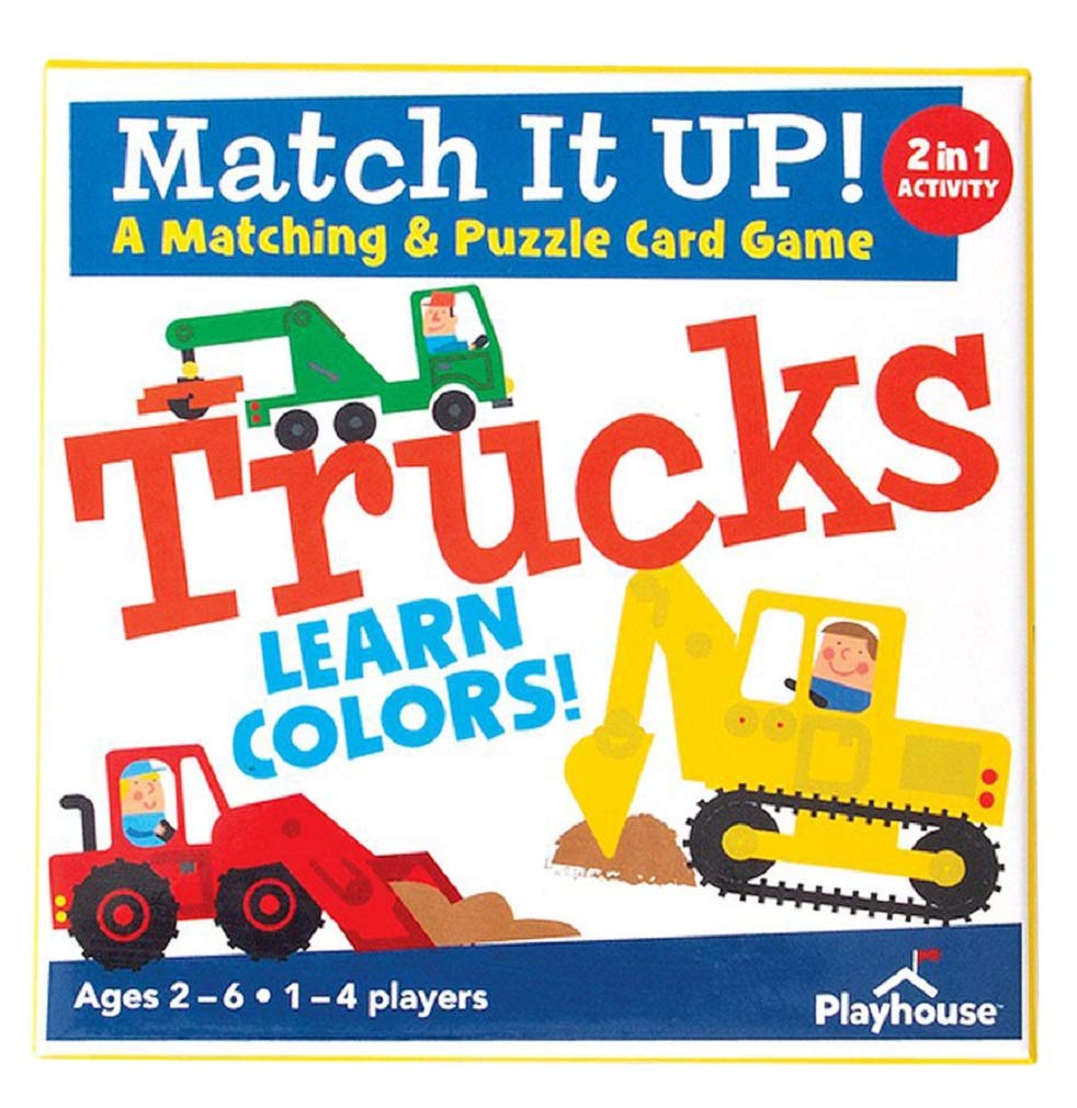 Amazon.com: Playhouse Match it UP! Trucks Preschool Color Matching ...