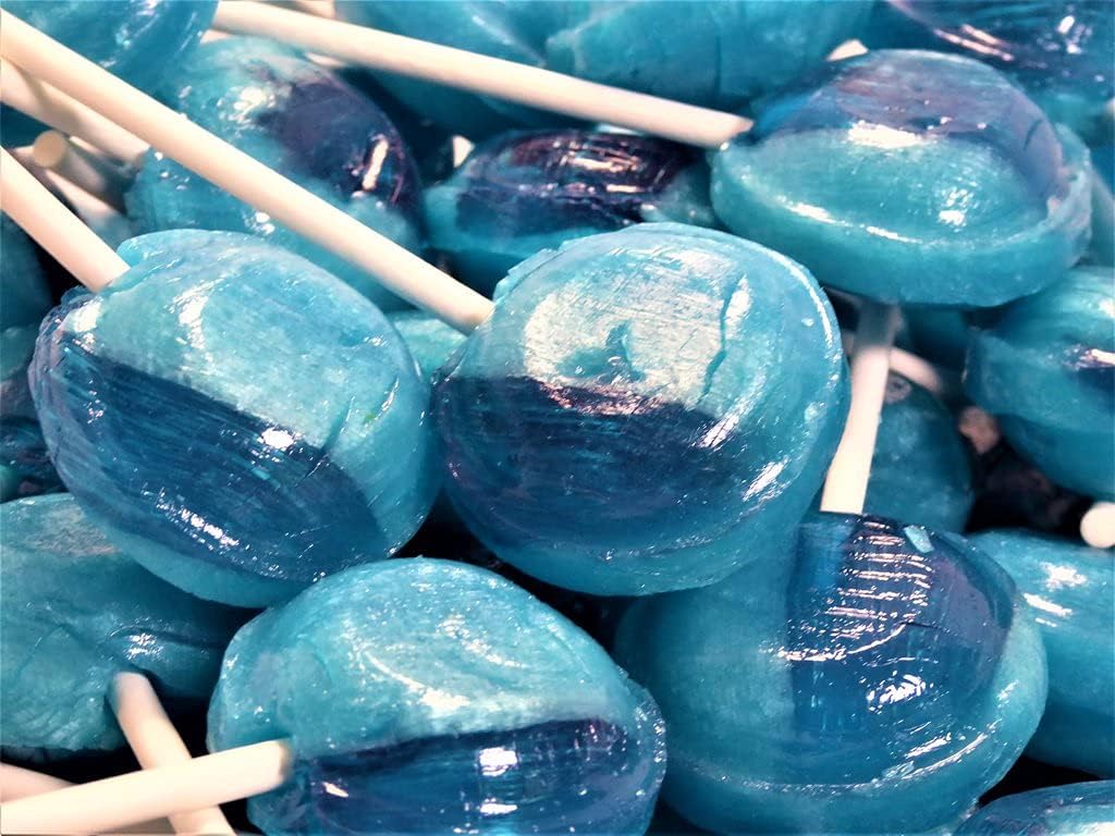 Blue Raspberry Mega Lollies (x25) : Amazon.co.uk: Grocery