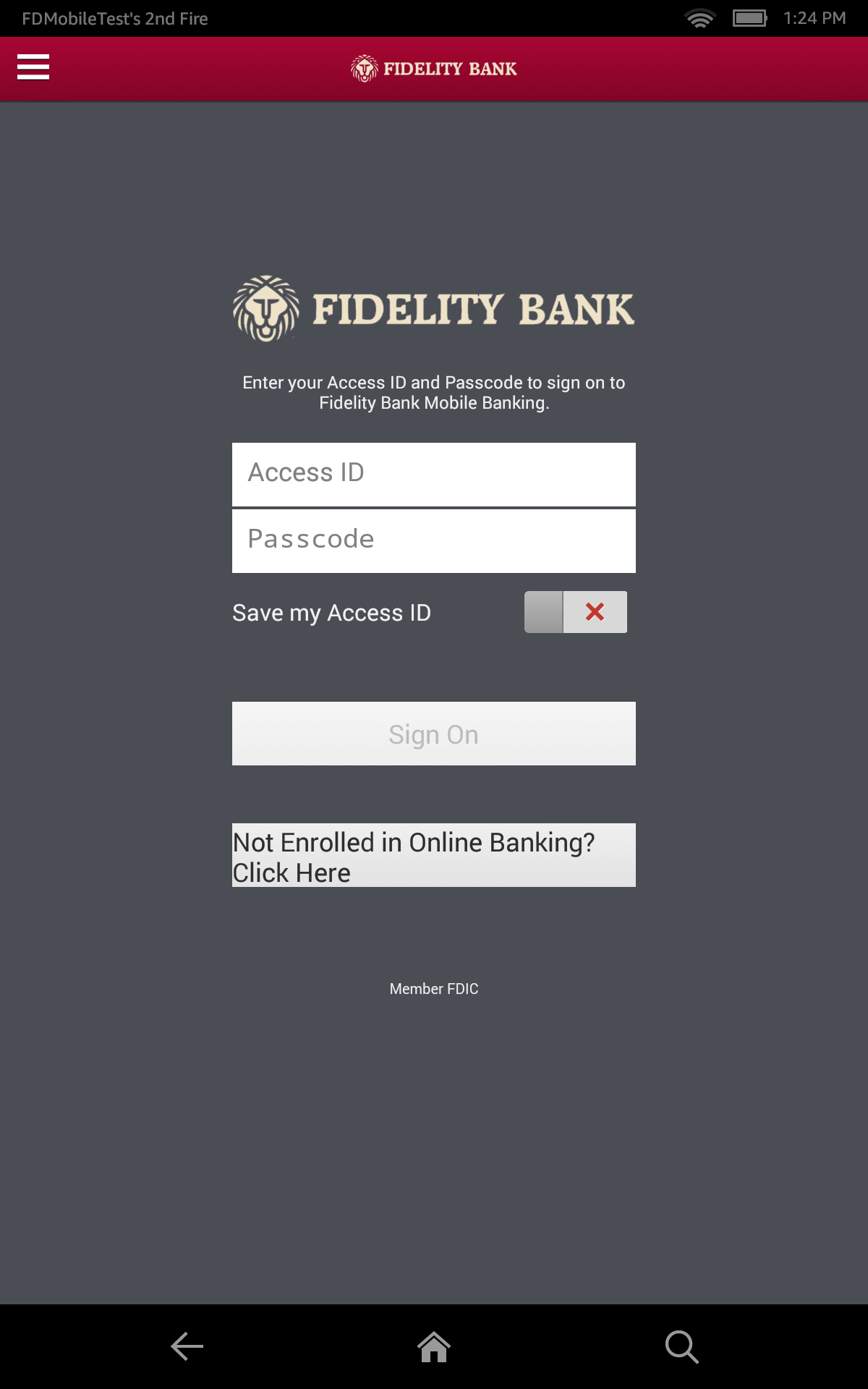 Fidelity Bank - App on Amazon Appstore