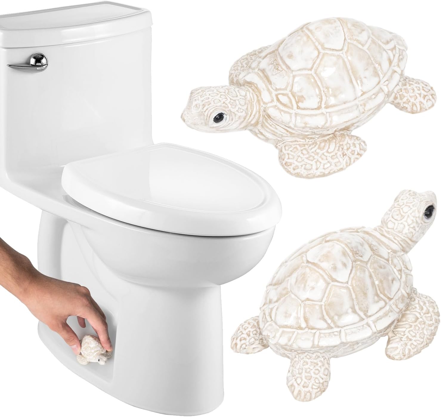 Turtle Toilet Bolt Covers Decorative Toilet Screw Cover Caps, Sea ...