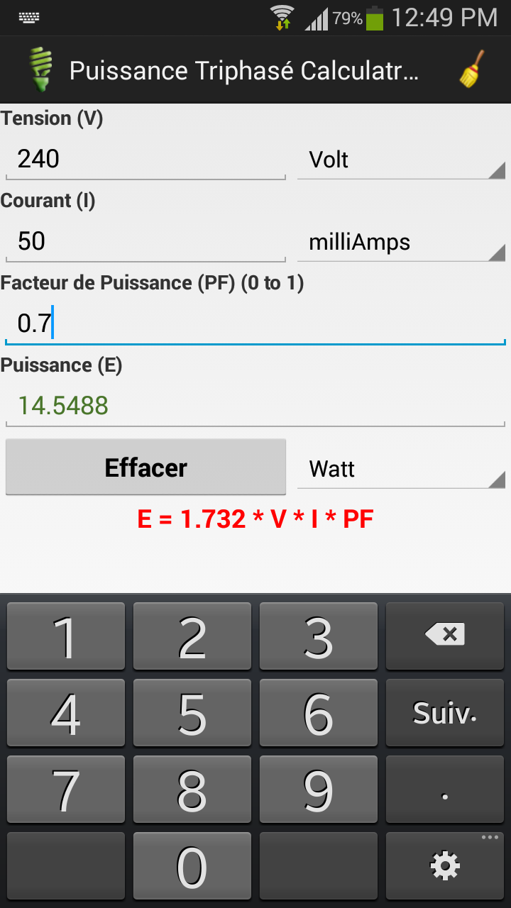 My Electrical Calculator - App on Amazon Appstore